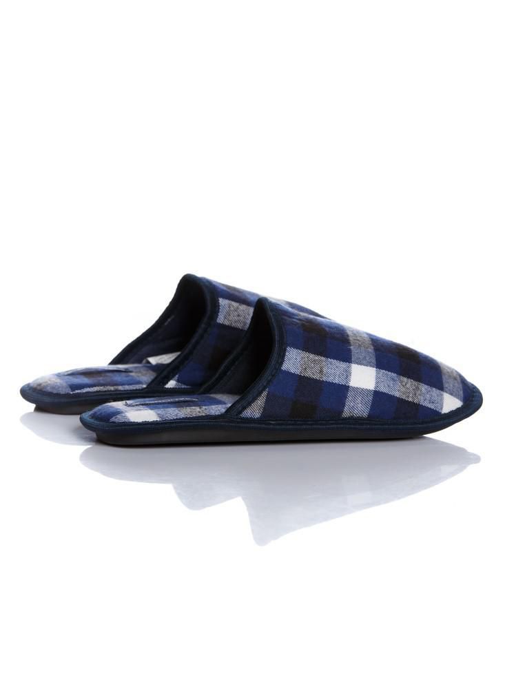 exito.com | Pantufla Hombre Cuadros 38 AZUL OSCU