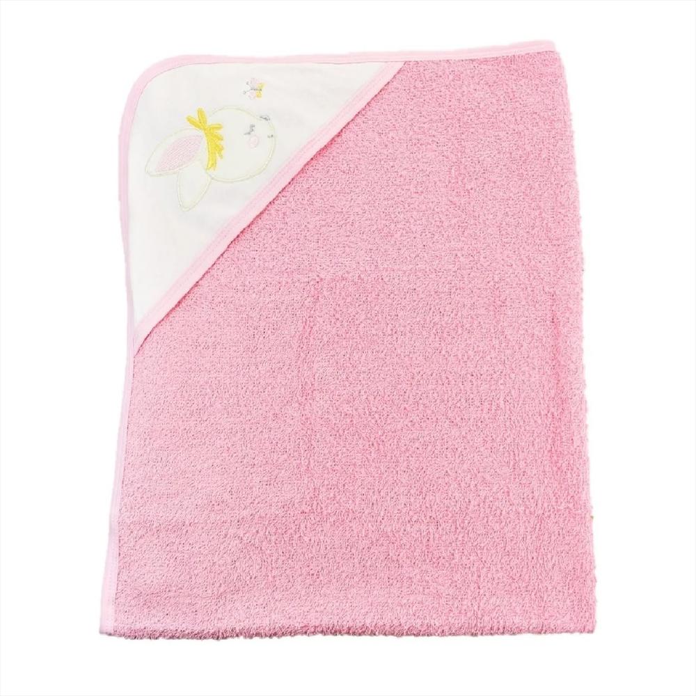 Toalla Bebé Babitas Capota Tejida Rosa Animal Toalli | Éxito - exito.com