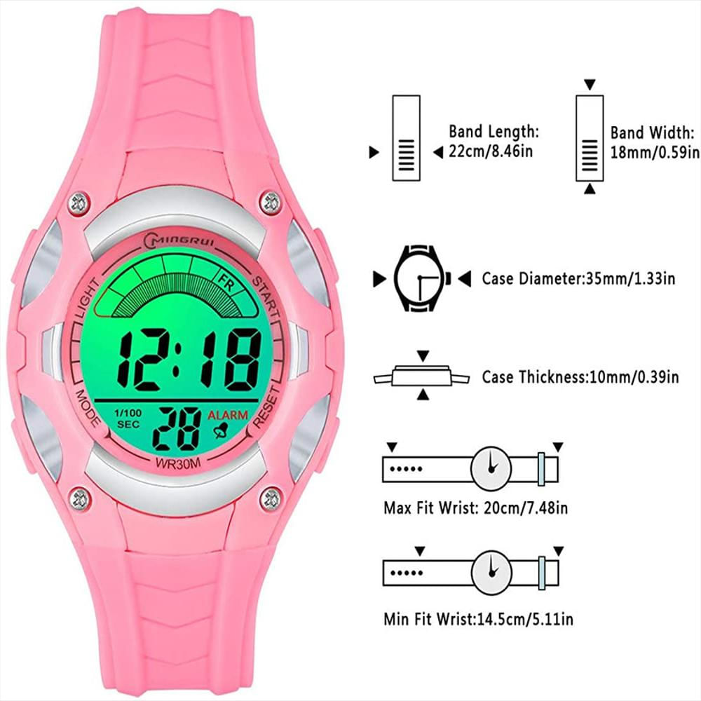 Reloj Digital Para Niños Rosa