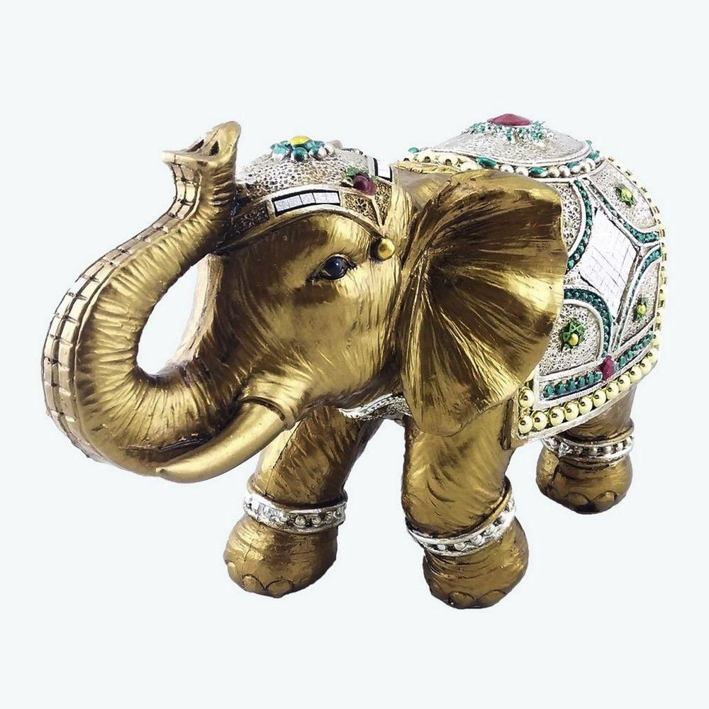 Escultura Elefante 70105 Dorado | Éxito - exito.com