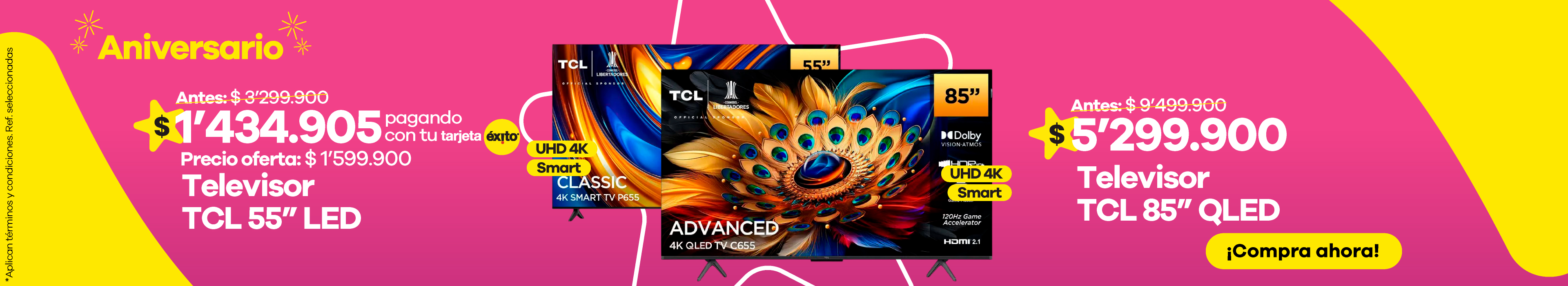 Televisores | Éxito