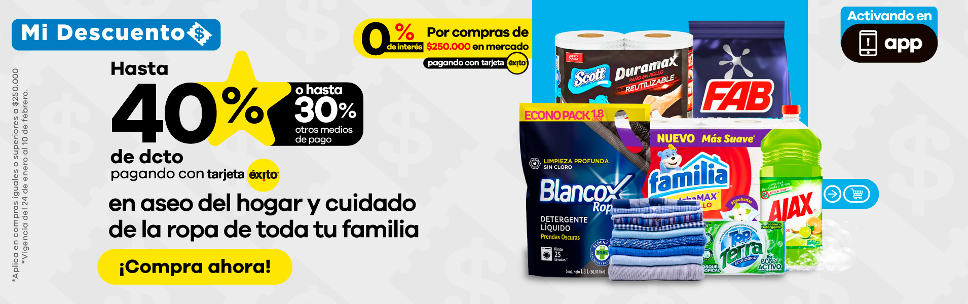 Ofertas en productos de Supermercado | Éxito