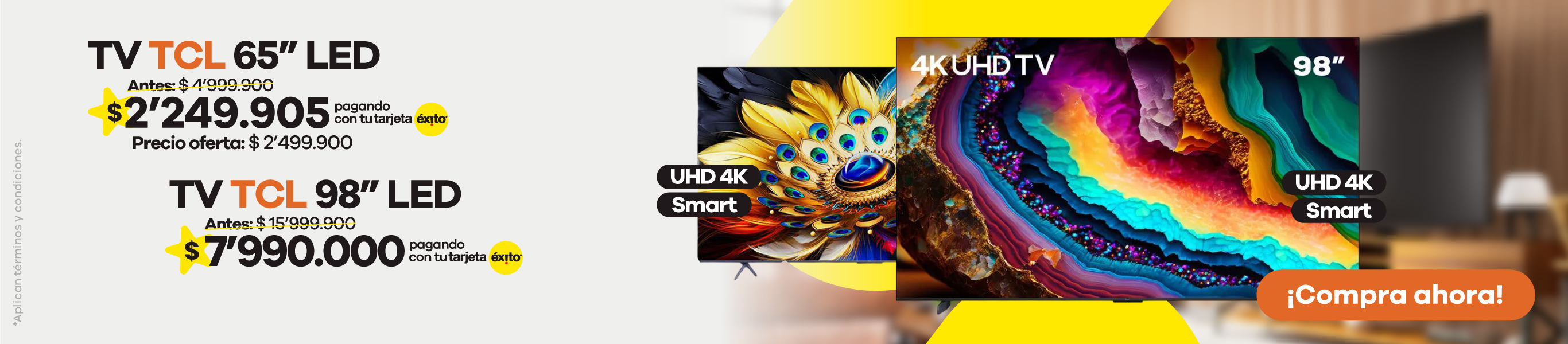 Televisores | Éxito